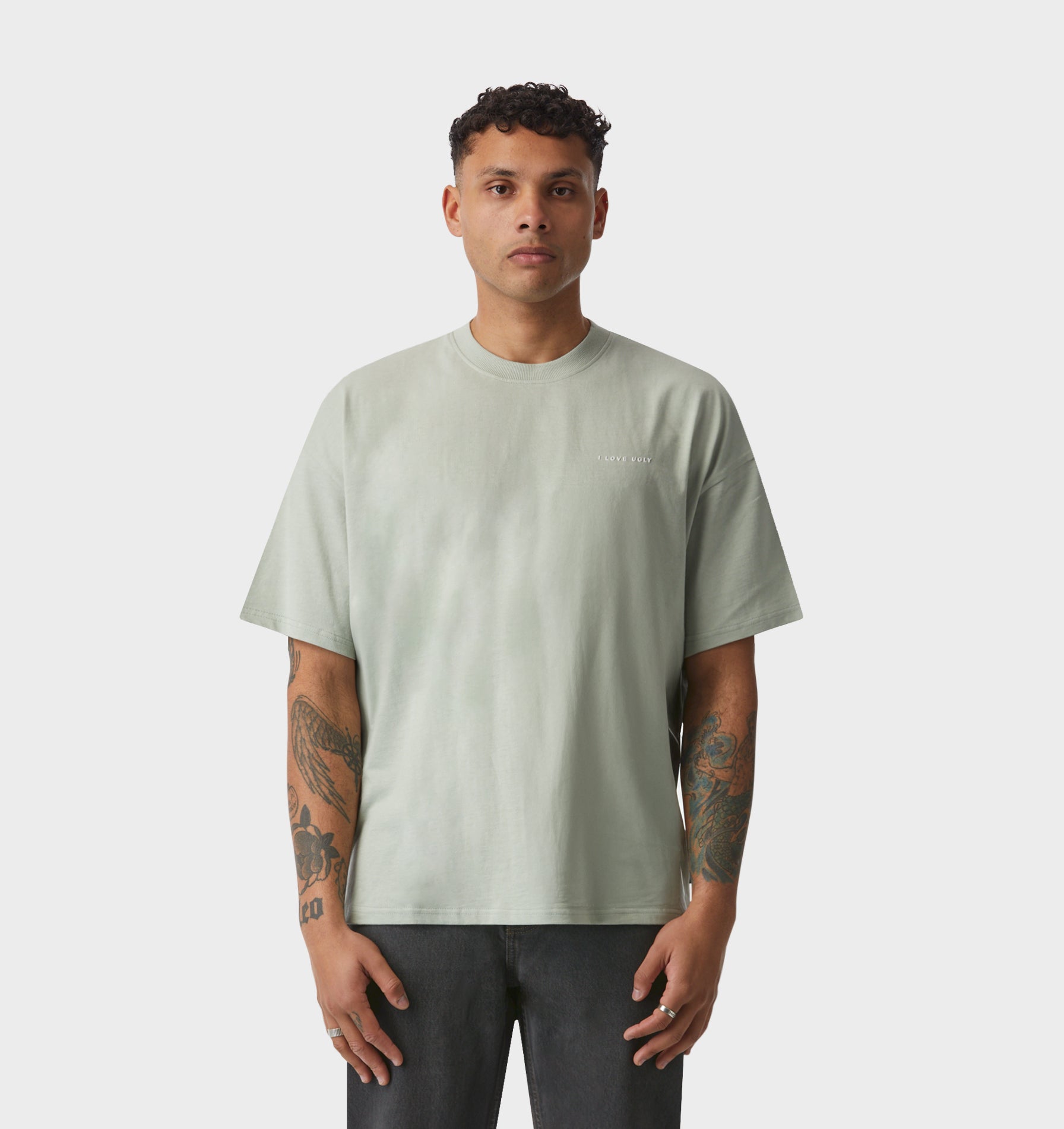 Box Tee 2.0 - Sea Foam | I Love Ugly