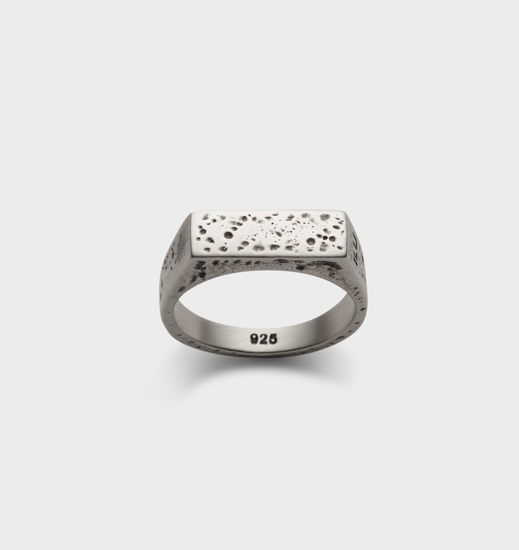 Flat ILU Signet Ring - Silver | I Love Ugly