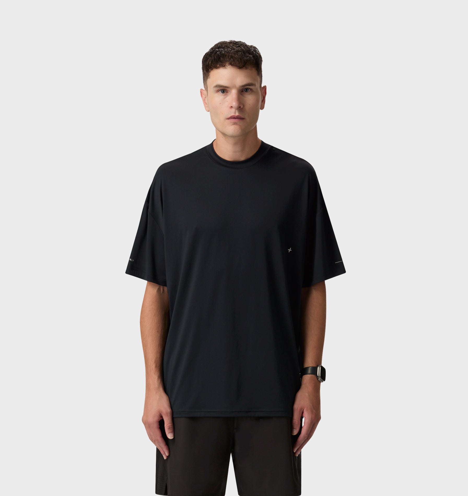 Active Box Tee - Workout T Shirt in Black | I Love Ugly