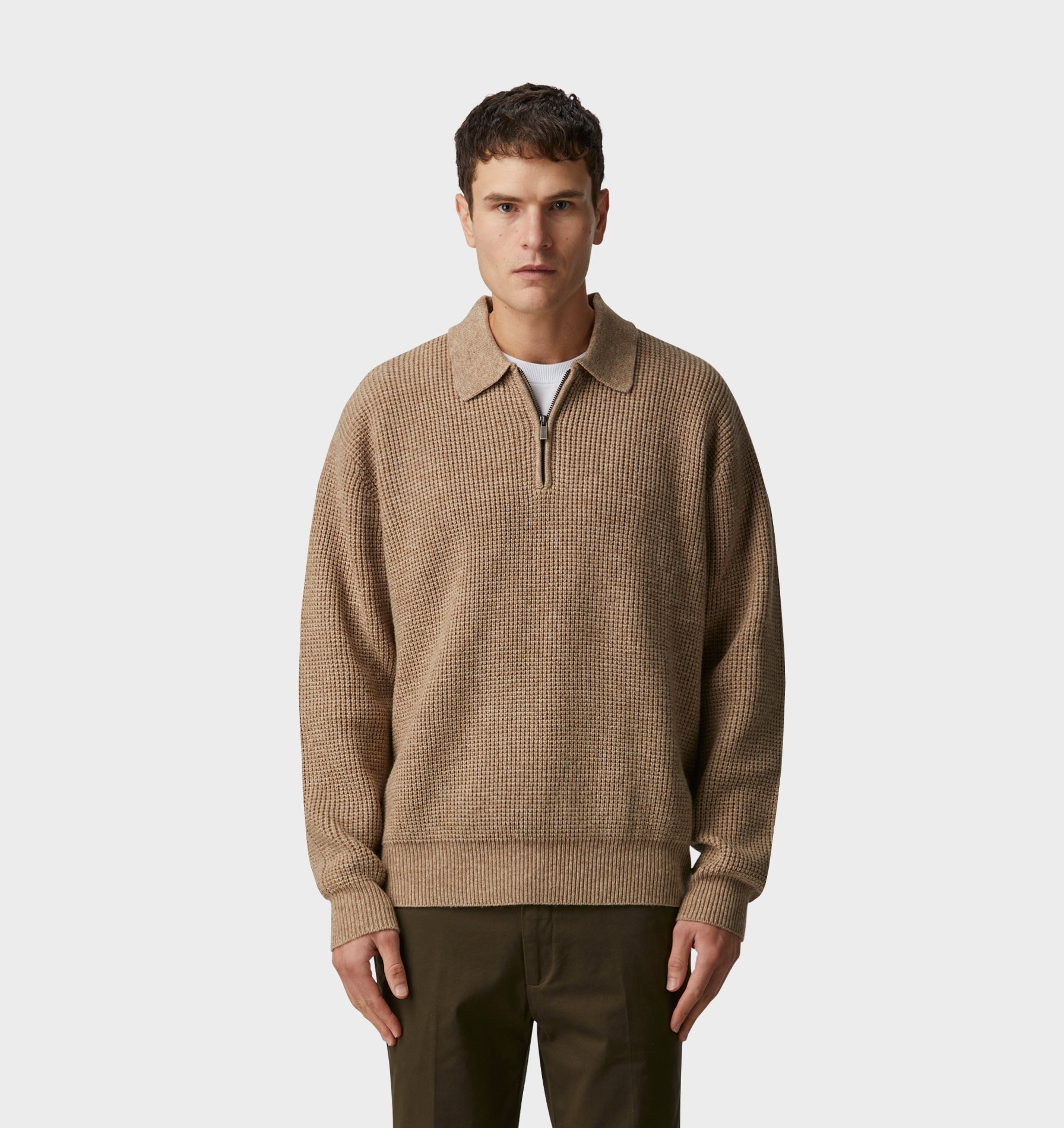 Mario Knit Sweater - Taupe | I Love Ugly
