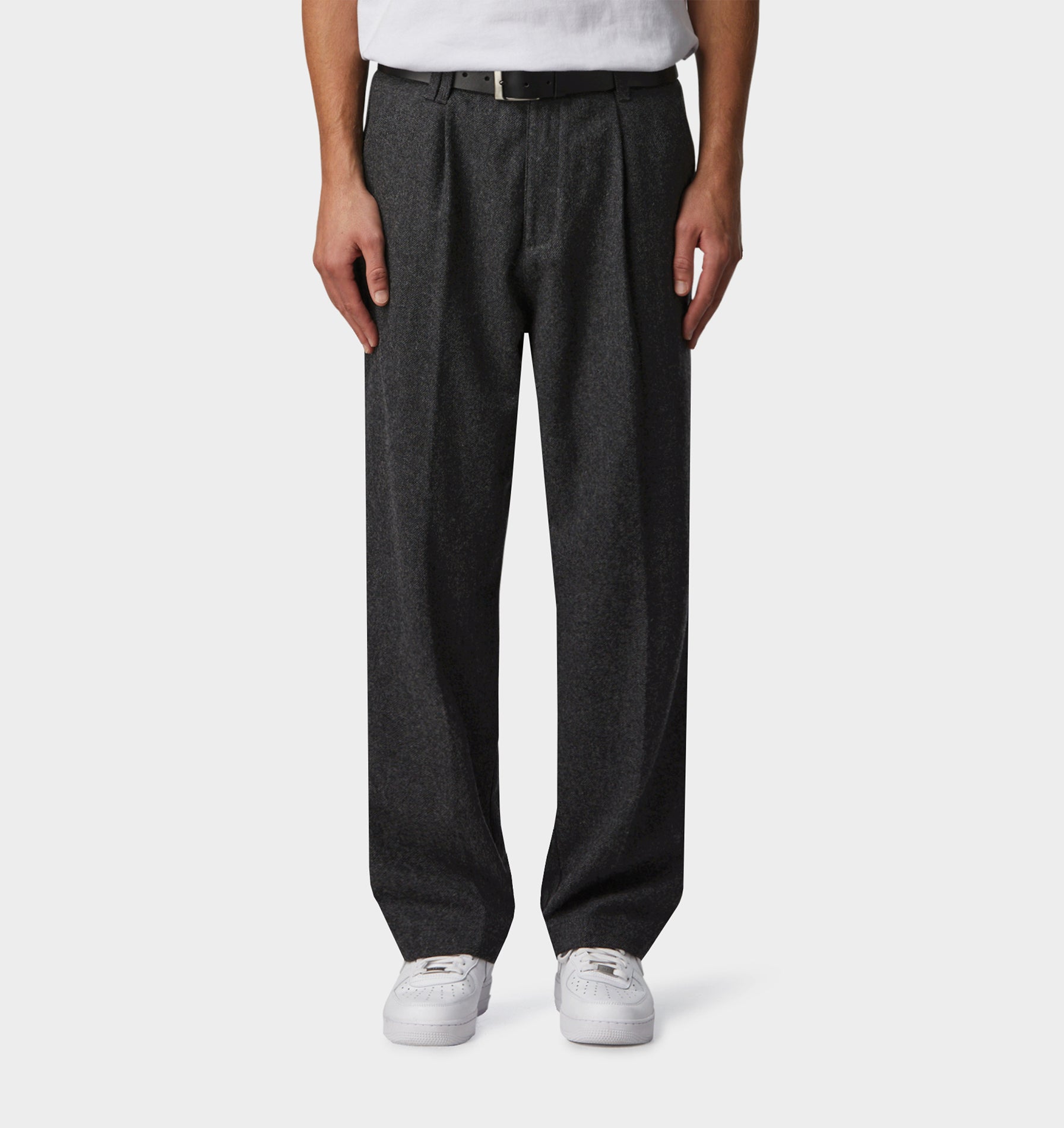 Winston Pant - Tailored Pant in Charcoal Wool | I Love Ugly