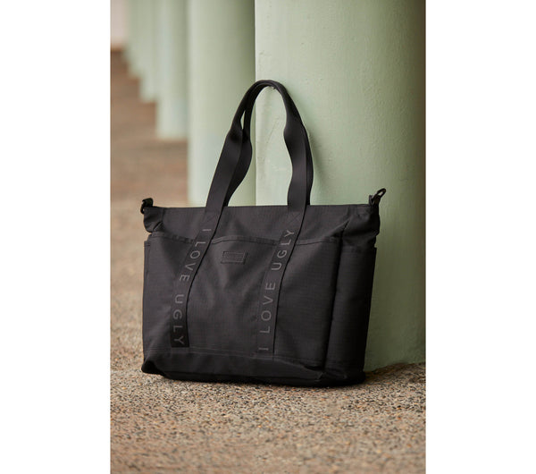 Isaac Tote Bag - Black – I Love Ugly NZ