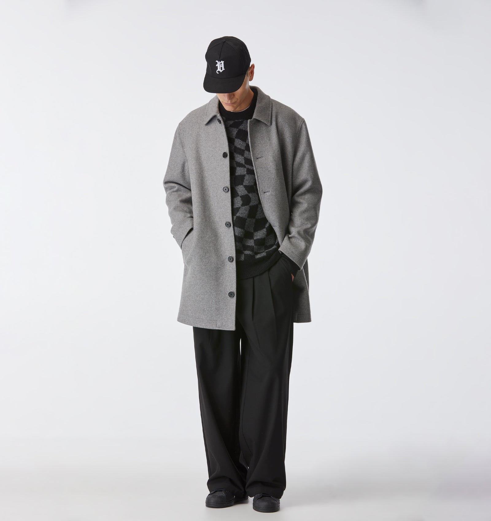 Carson Wool Coat in Vintage Grey | I Love Ugly