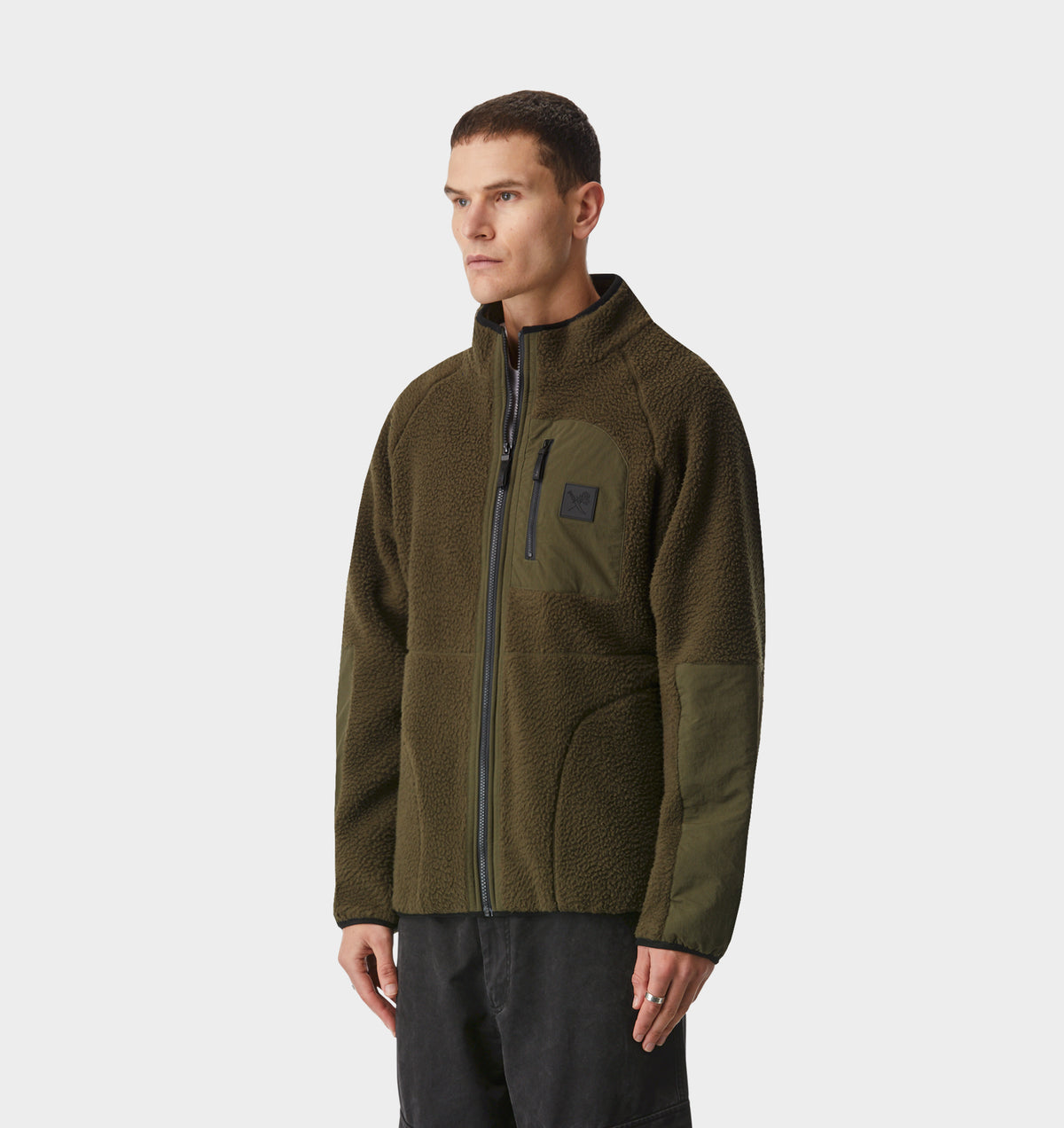 Harrison Sherpa Jacket 2.0 in Forest Green | I Love Ugly