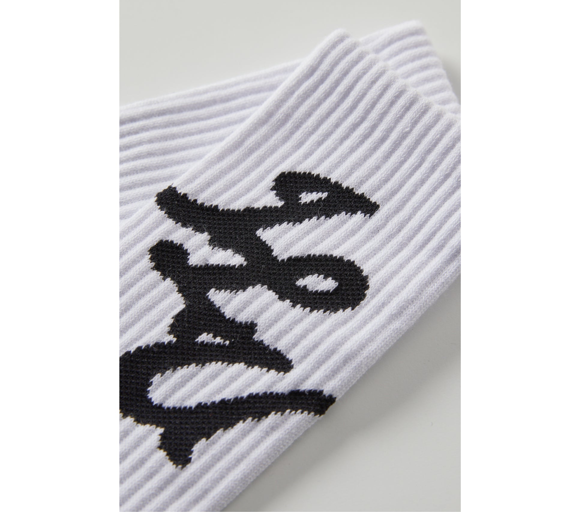 Initial Sock in White | I Love Ugly