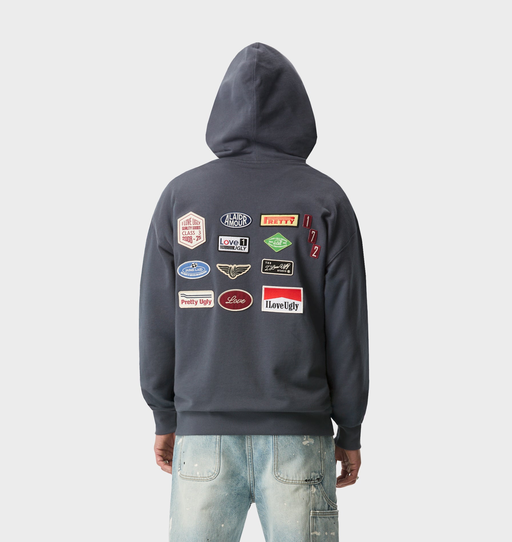 Patchwork Box Hood 2.0 - Indigo | I Love Ugly